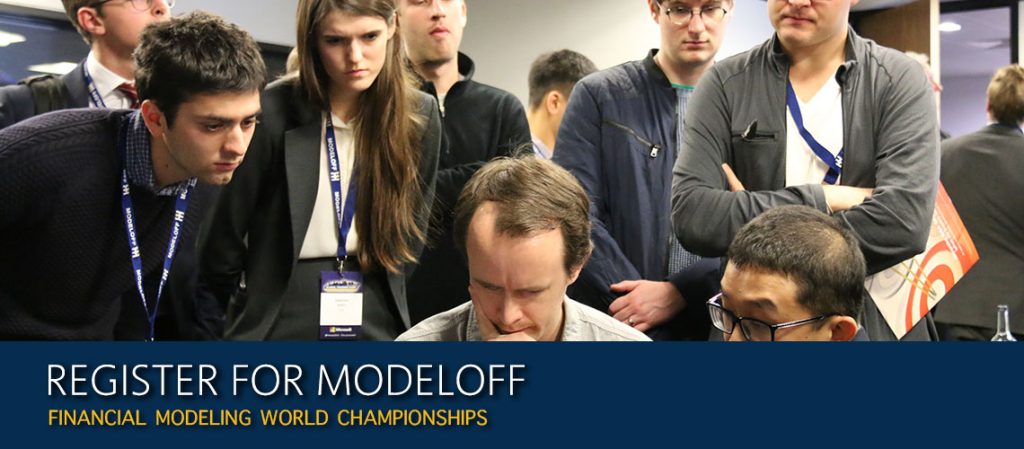 Modeloff 2018, The One and Only Financial Modeling Competition ...